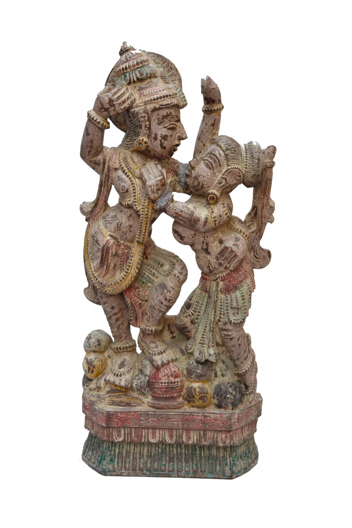 Old Krishna statue